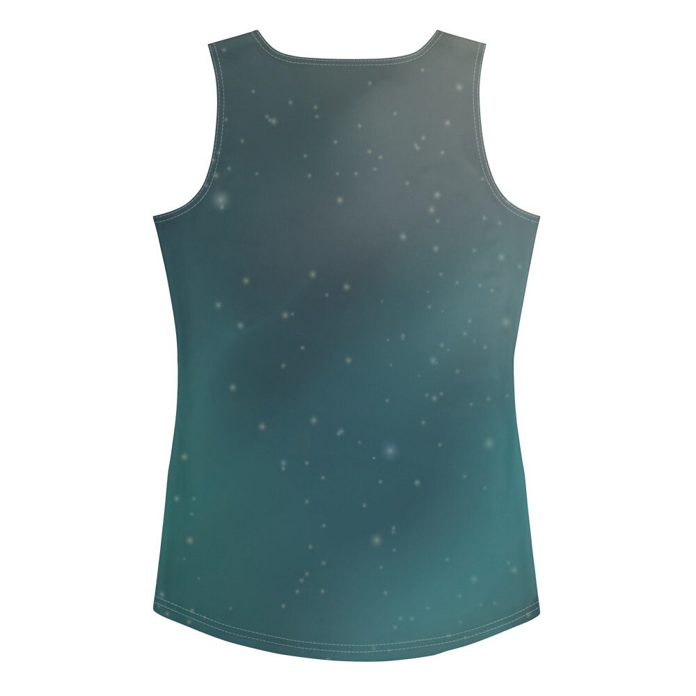 Body Hugging Tank Top With Wolf Design, Form Fit, - Etsy