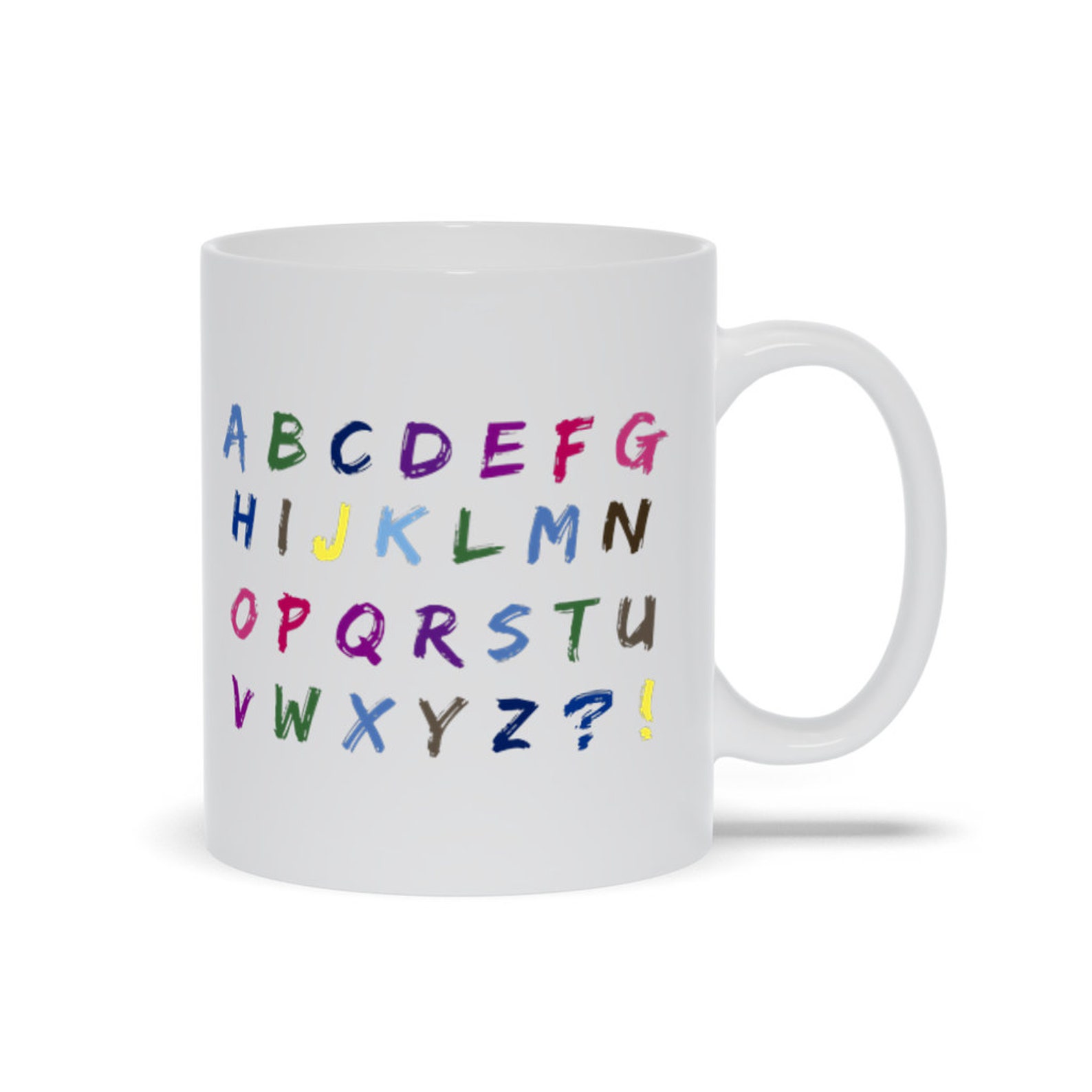 Alphabet Mug, Learning the Alphabet, - Etsy