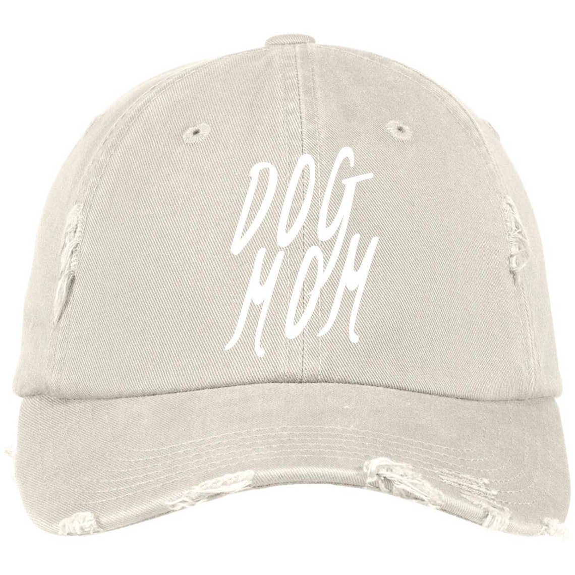 Dog Mom Cap District Distressed Cap 100% Cotton. Available in - Etsy