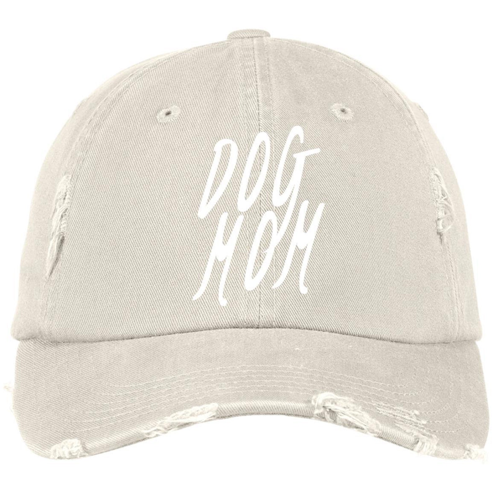 Dog Mom Cap District Distressed Cap 100% Cotton. Available in - Etsy