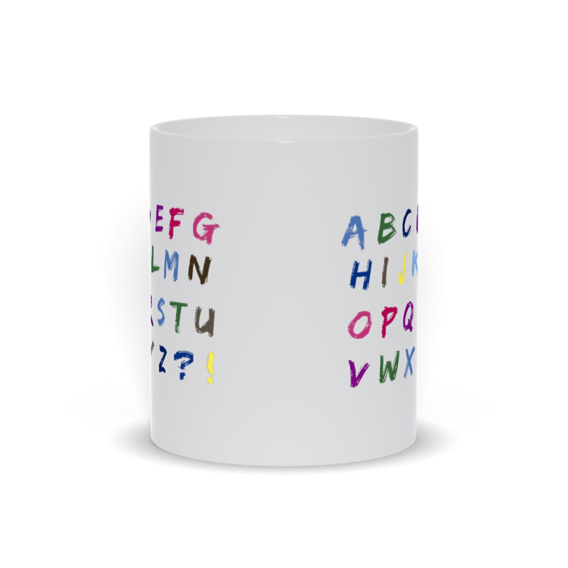 Alphabet Mug Learning the Alphabet - Etsy
