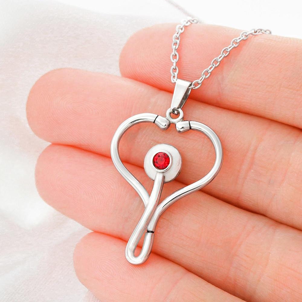 Beautiful Stethoscope Necklace Unique Gift for Nurses, Doctors ...