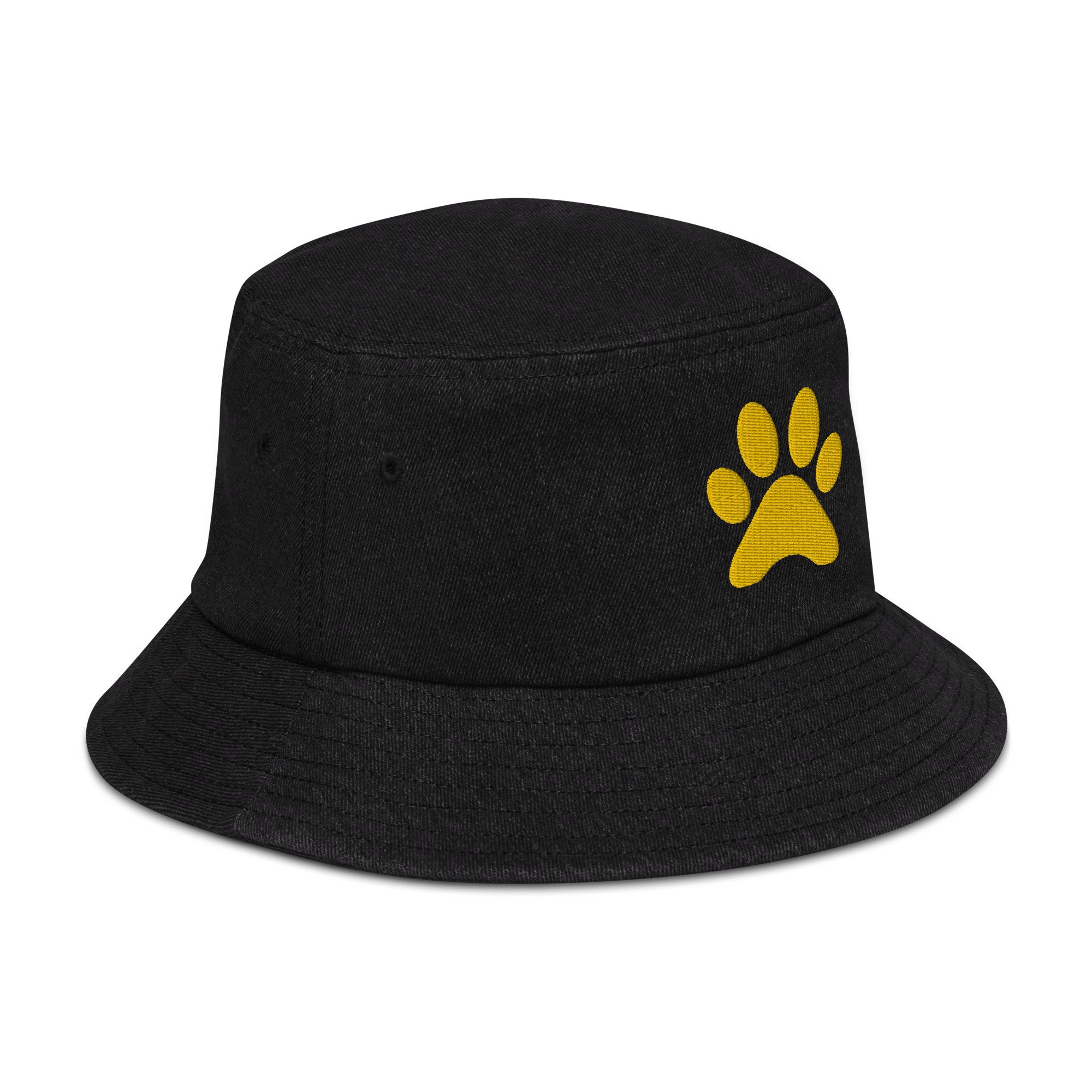 Paw Print on Denim Bucket Hat Dog Lover Gift - Etsy