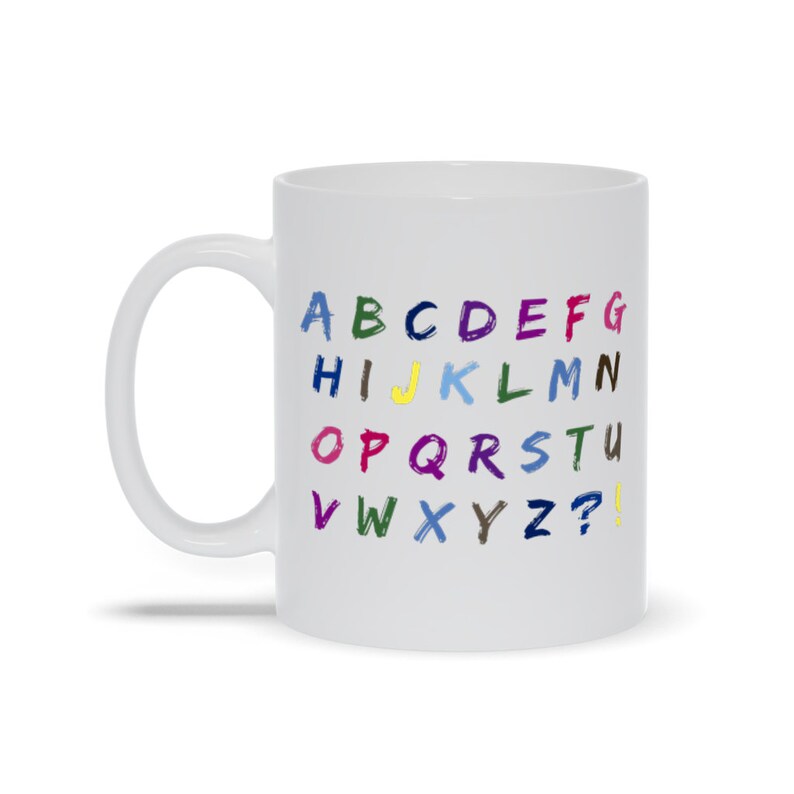 Alphabet Mug Learning the Alphabet - Etsy