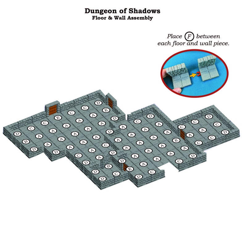 Dungeon in a Box +1 Adventure - Dungeon of Shadows - 5E - Etsy