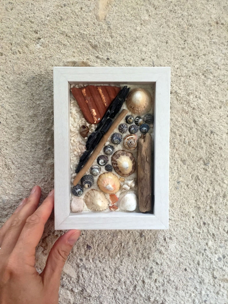 Natural Wall Art Shell Wall Art Slate Art Driftwood Art - Etsy