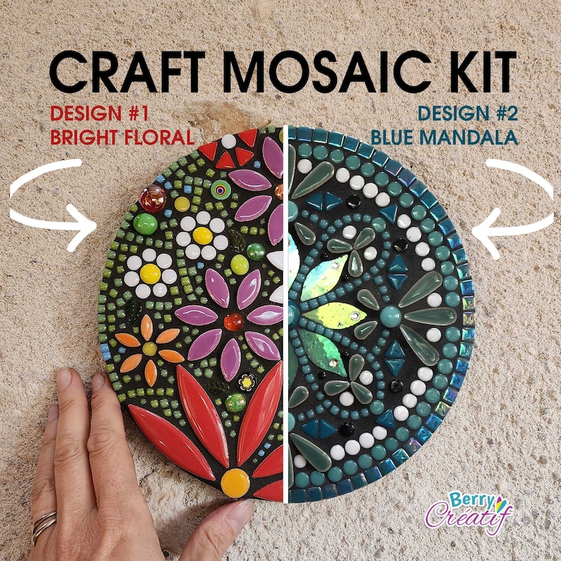 Craft Kit for Adults Unique Gift Complete Mosaic Kit With - Etsy UK
