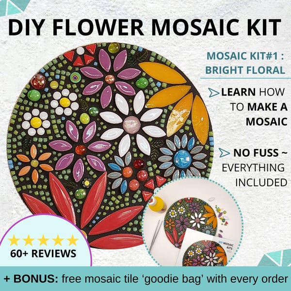 Mosaic Tile Kit - Etsy