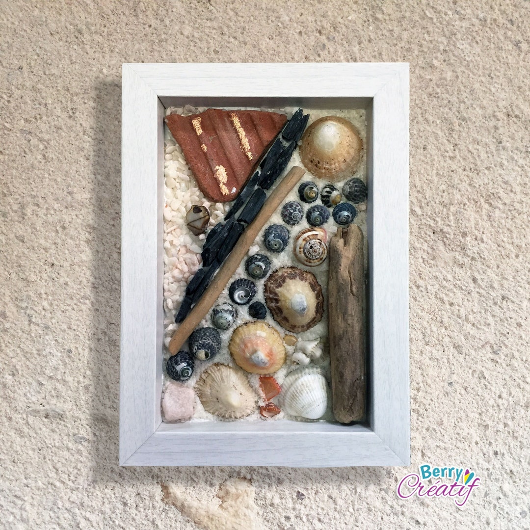 Natural Wall Art, Shell Wall Art, Slate Art, Driftwood Art, Shell ...