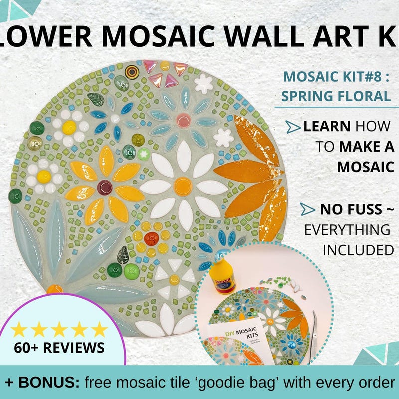 Flower Mosaic - Etsy