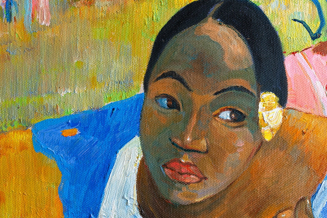 Nafea Faa Ipoipo Gauguin Reproduction, Hand-painted in Oil on Canvas - Etsy