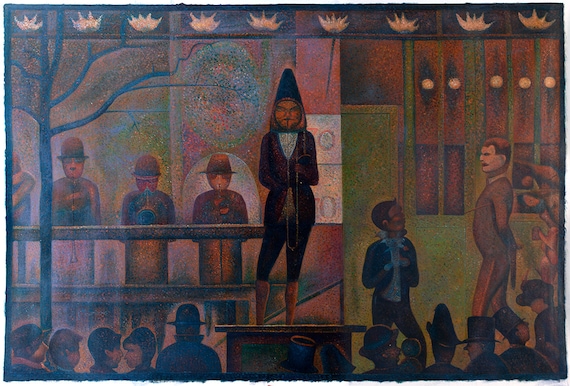 Georges Seurat Circus Sideshow