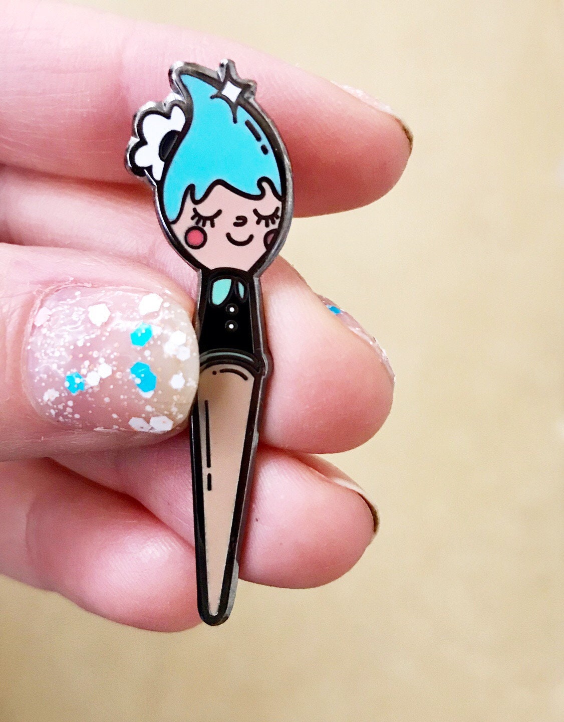 Enamel Pin Art Teacher Gift Art Pin Cute Pin Kawaii Pin | Etsy