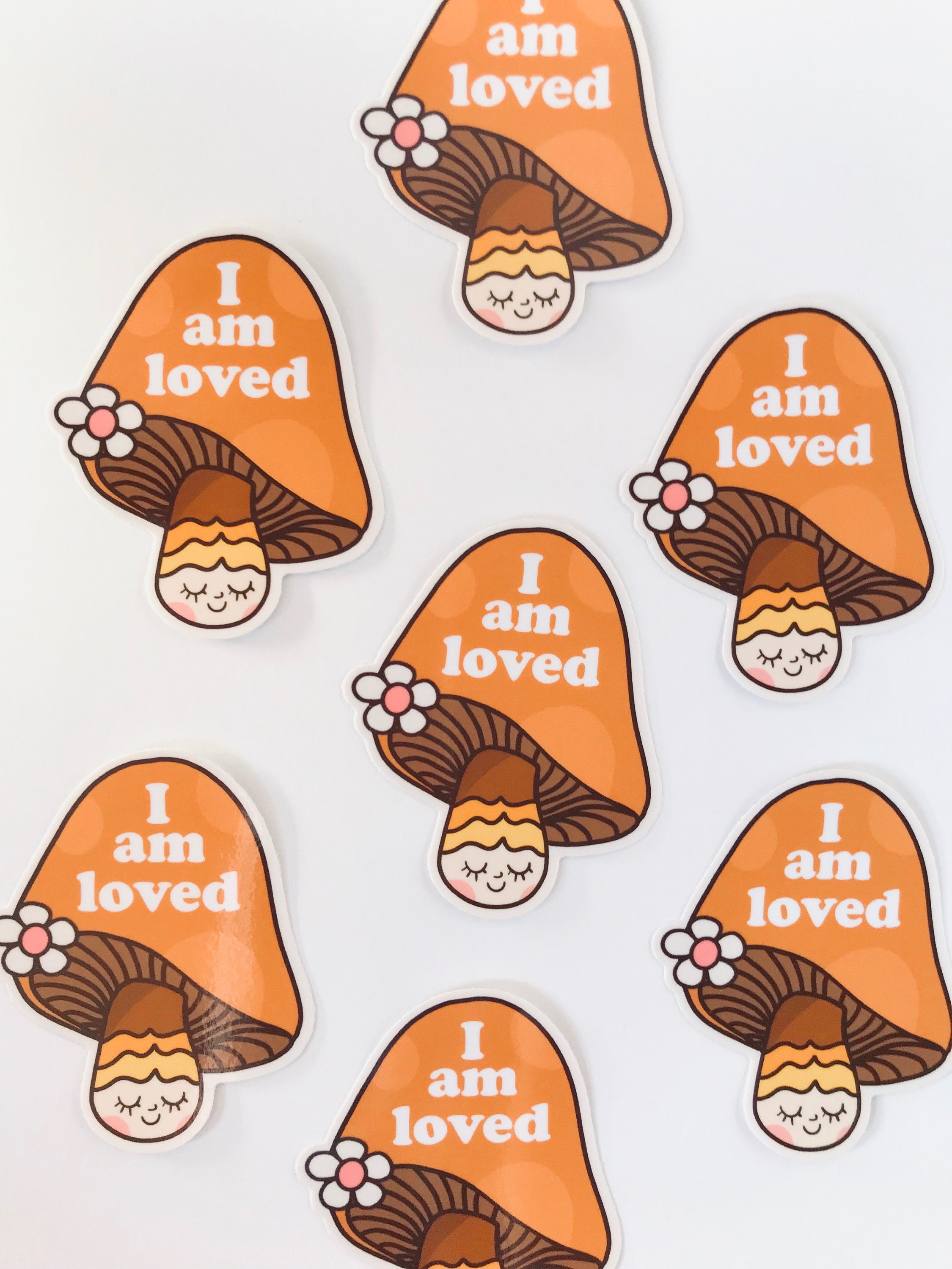 I Am Loved Vinyl Sticker Waterproof Cute Sticker - Etsy