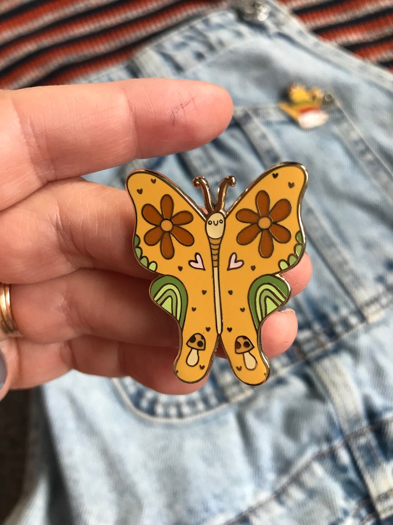 Butterfly Pin, Enamel Pin - Etsy