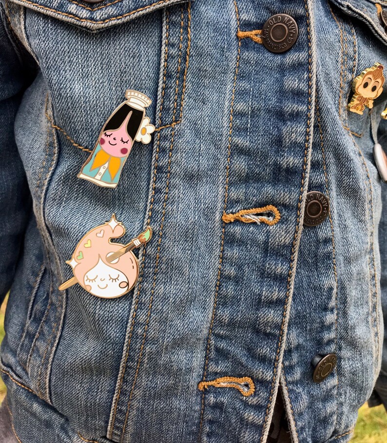 Paint Palette Enamel Pin Art Pin Cute Pin Kawaii Pin Art | Etsy