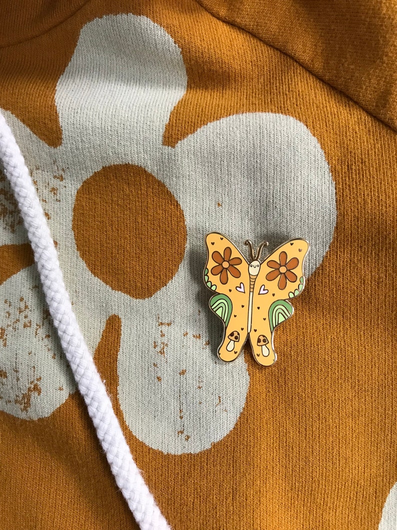 Butterfly Pin Enamel Pin - Etsy