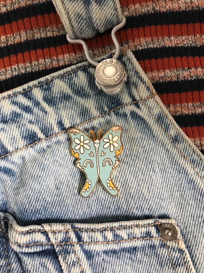 Butterfly Pin Enamel Pin - Etsy
