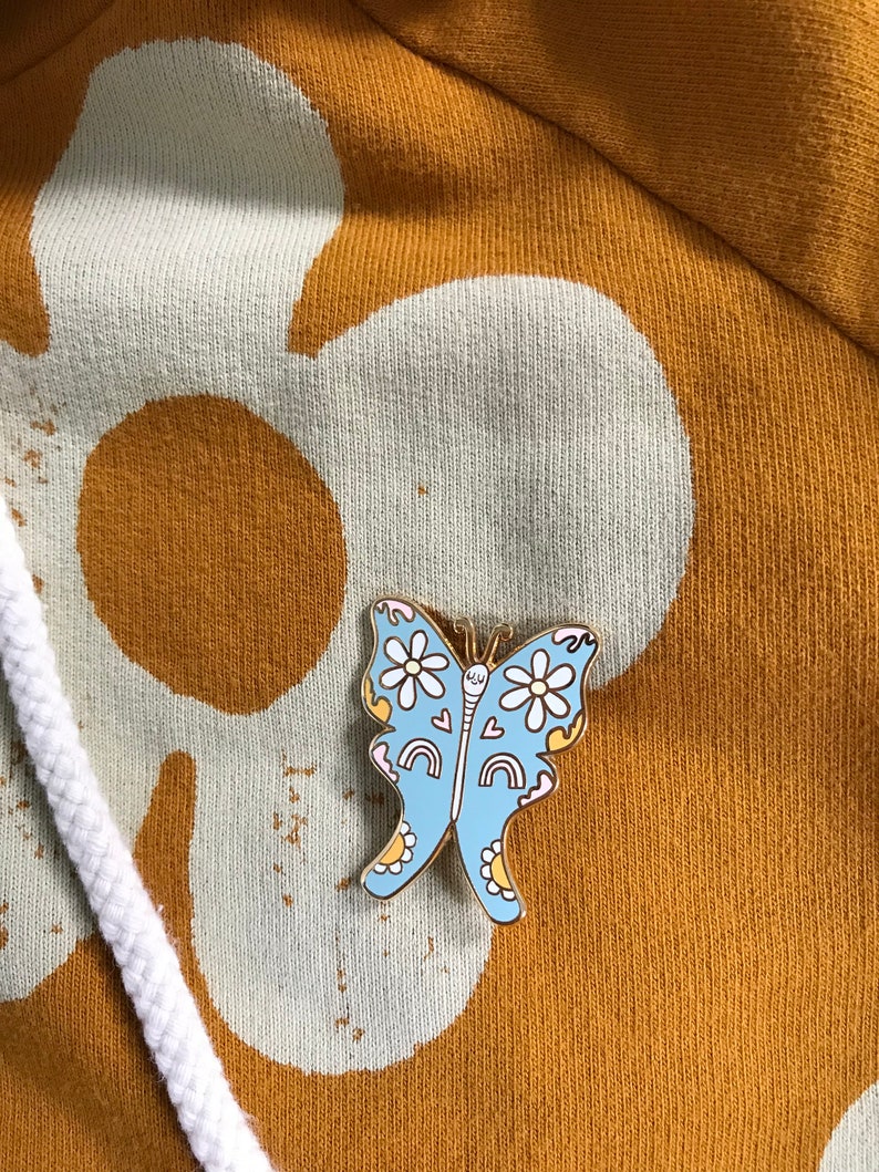 Butterfly Pin Enamel Pin - Etsy