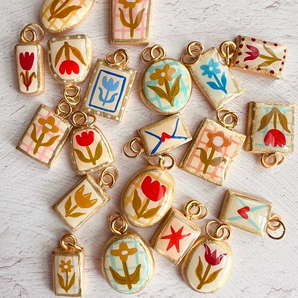 Ceramic Charm - Etsy