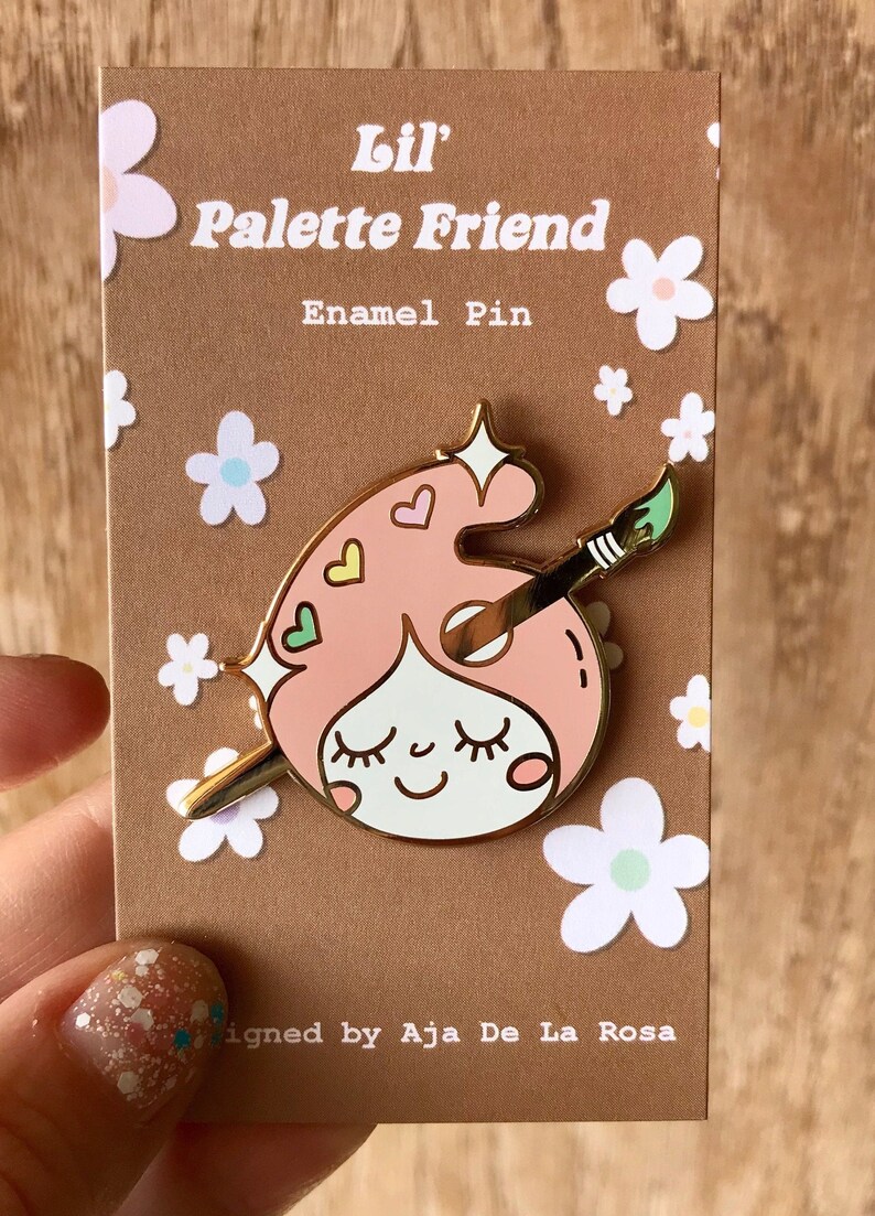 Paint Palette Enamel Pin Art Pin Cute Pin Kawaii Pin Art - Etsy