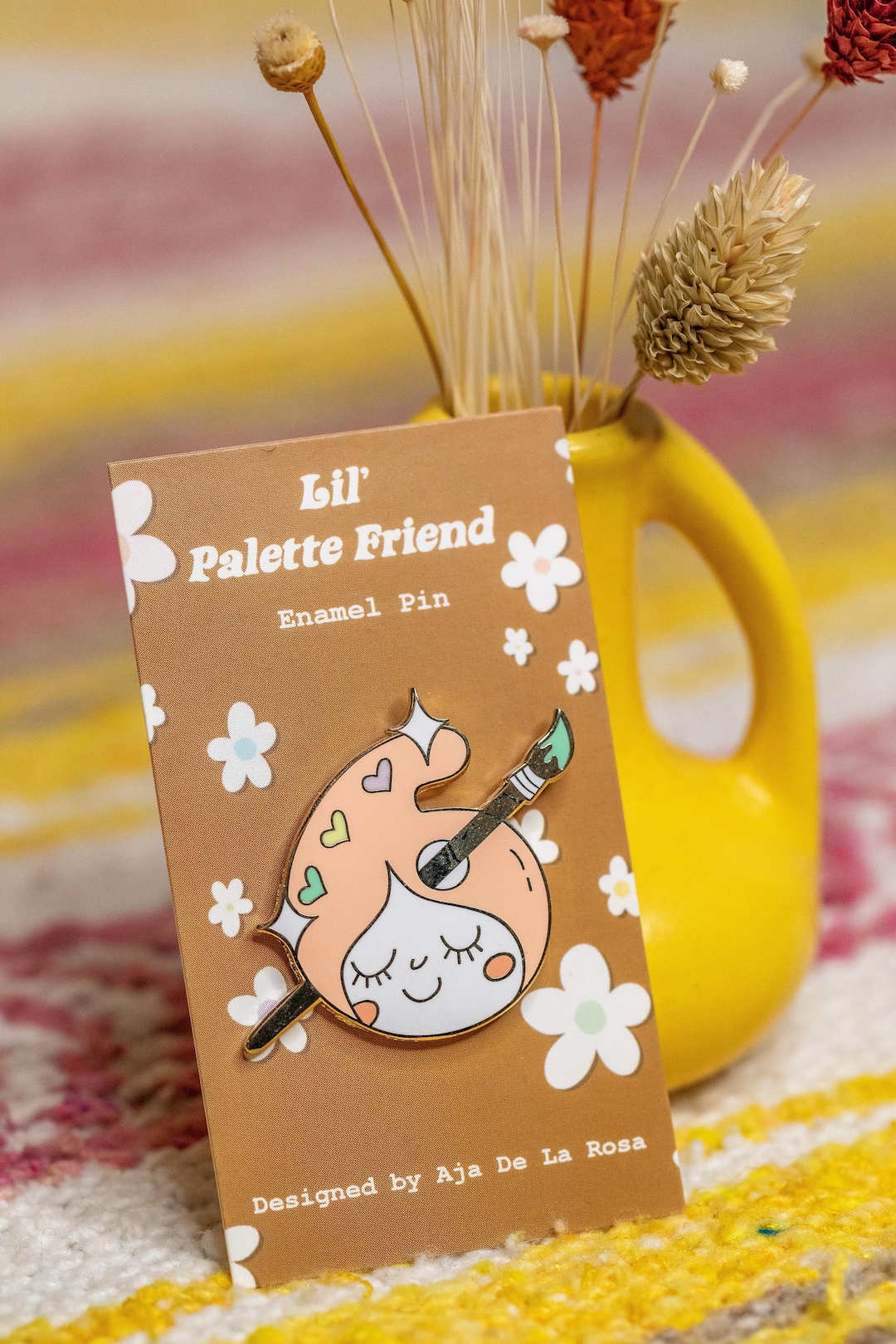 Paint Palette, Enamel Pin, Art Pin, Cute Pin, Kawaii Pin, Art Teacher ...