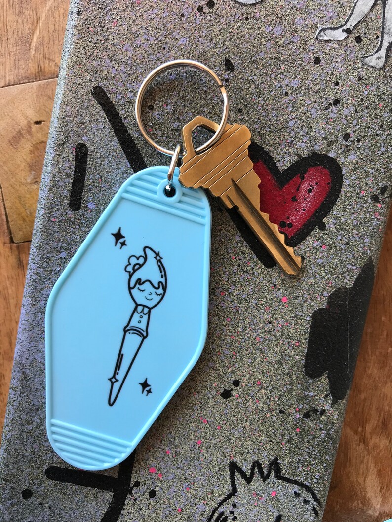 Vintage Hotel Key Chain Acrylic Motel Keychain Gift for - Etsy