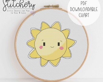 Sunshine Cross Stitch Pattern | Etsy