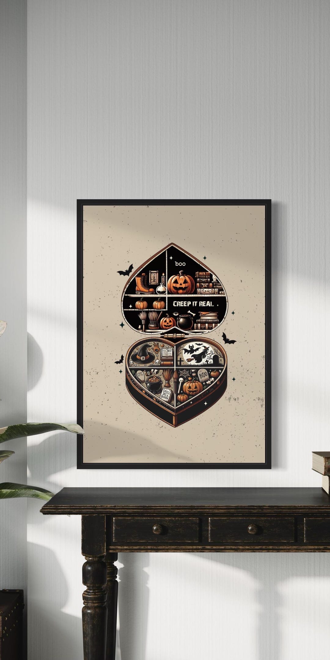 Halloween Gift Trick or Treat Gift Wall Art Halloween Print Alternative ...