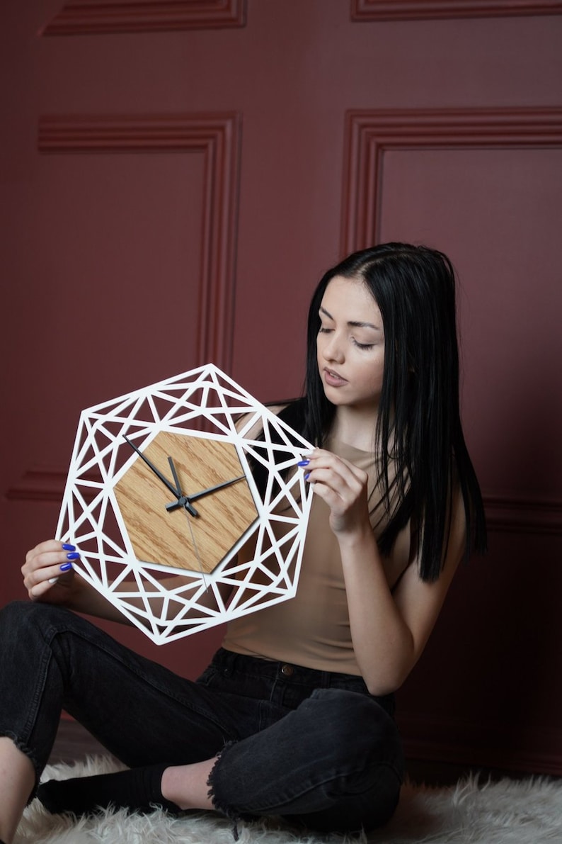 Wall Clock Large Modern Kitchen Clocks for Wall Wood Clock - Etsy