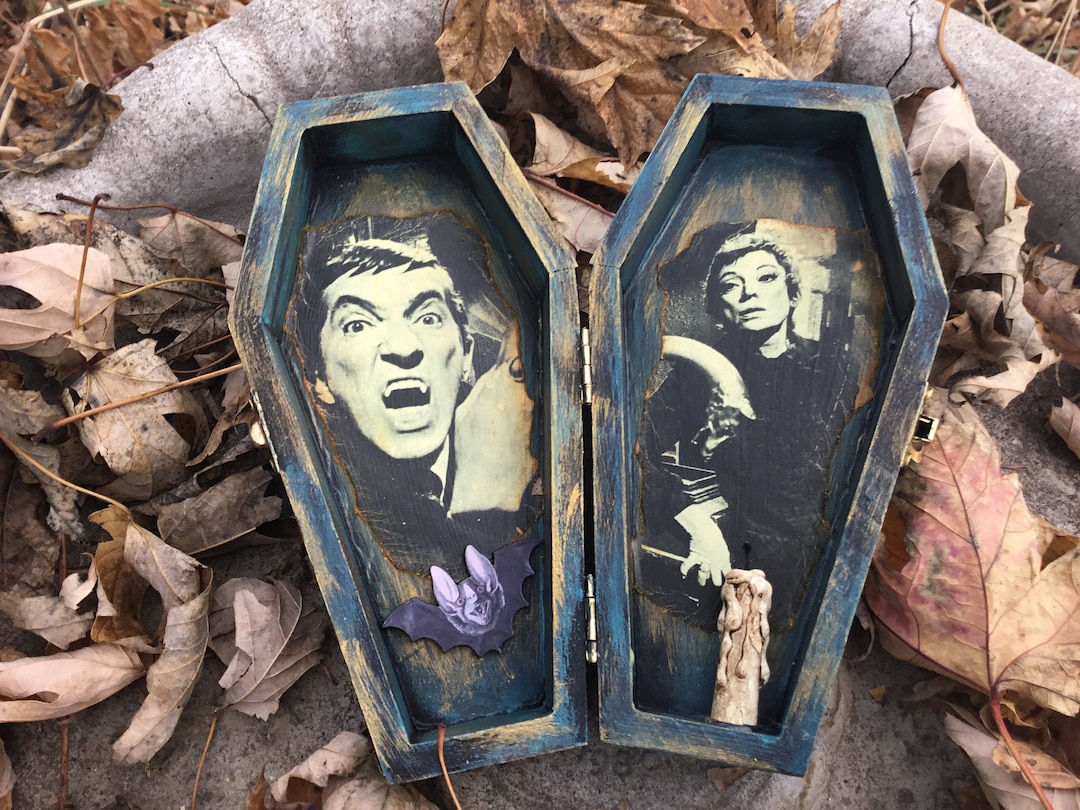 Dark Shadows Barnabas Collins and Julia Hoffman Gothic Coffin - Etsy