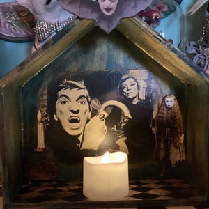 Dark Shadows Collinwood Barnabas Collins Julia Hoffman Art Shadow Box ...