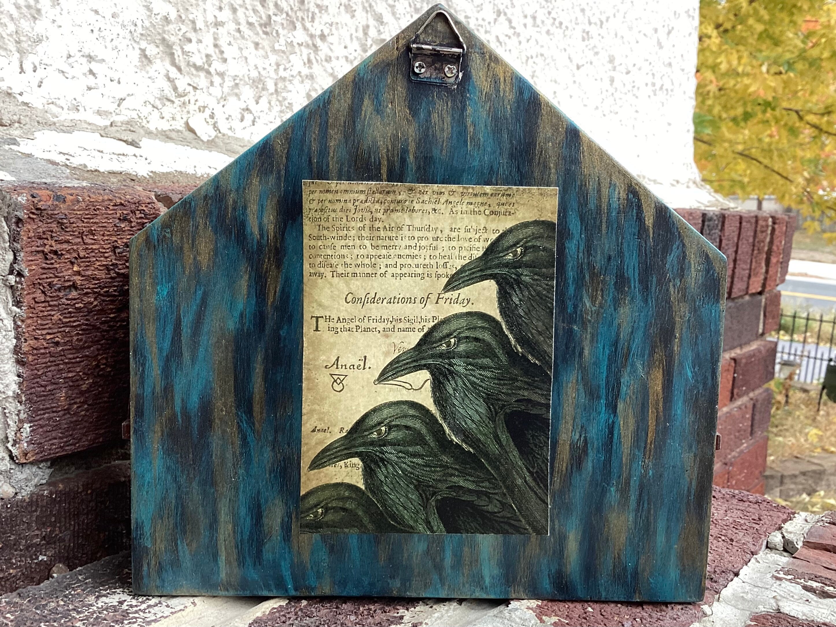 The Old Alchemist Mystical Skeleton Shadow Box - Etsy