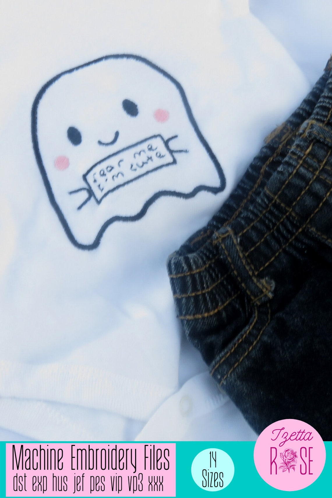 Machine Embroidery Designs, Halloween Embroidery, Ghost Embroidery ...