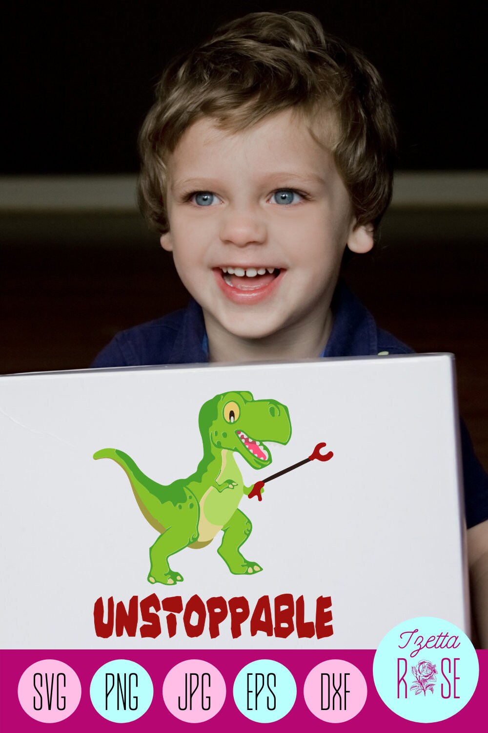 Unstoppable T-Rex SVG Unstoppable SVG Unstoppable Dinosaur | Etsy