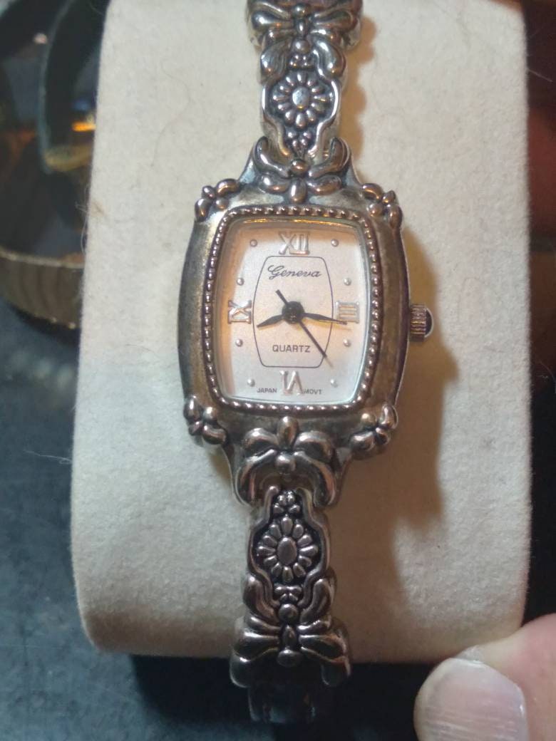 Geneva quartz watch in good condition running correctly with | Etsy