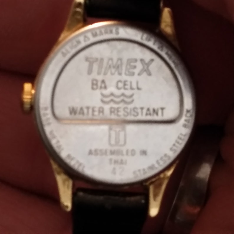 Vintage Timex BA Cell Lds Quartz Watch - Etsy