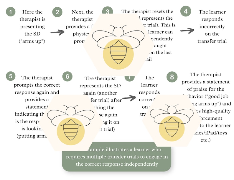 Transfer Trail/manding Handout for Parents and Therapists RBT ABA ...