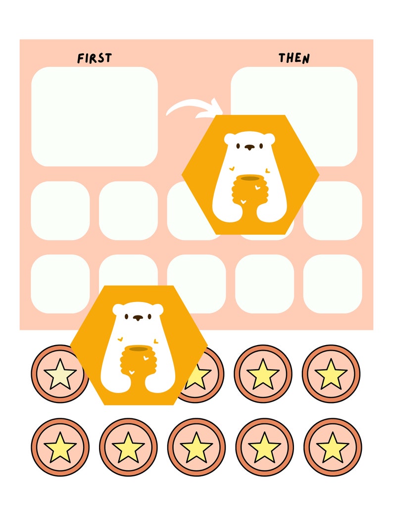 ABA Token Board / First Then Board / Token Economy, Token Exchange ...