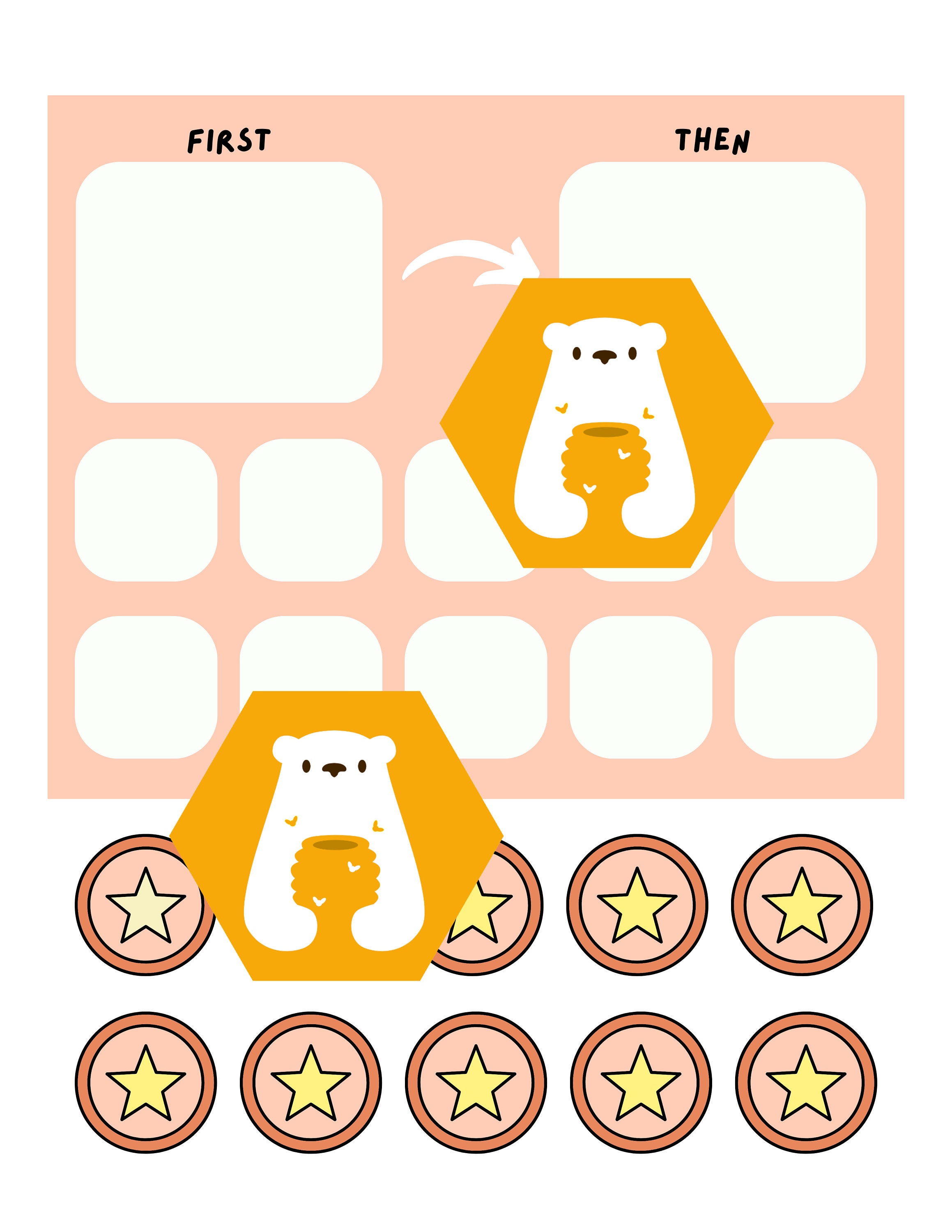 ABA Token Board / First Then Board / Token Economy, Token Exchange ...