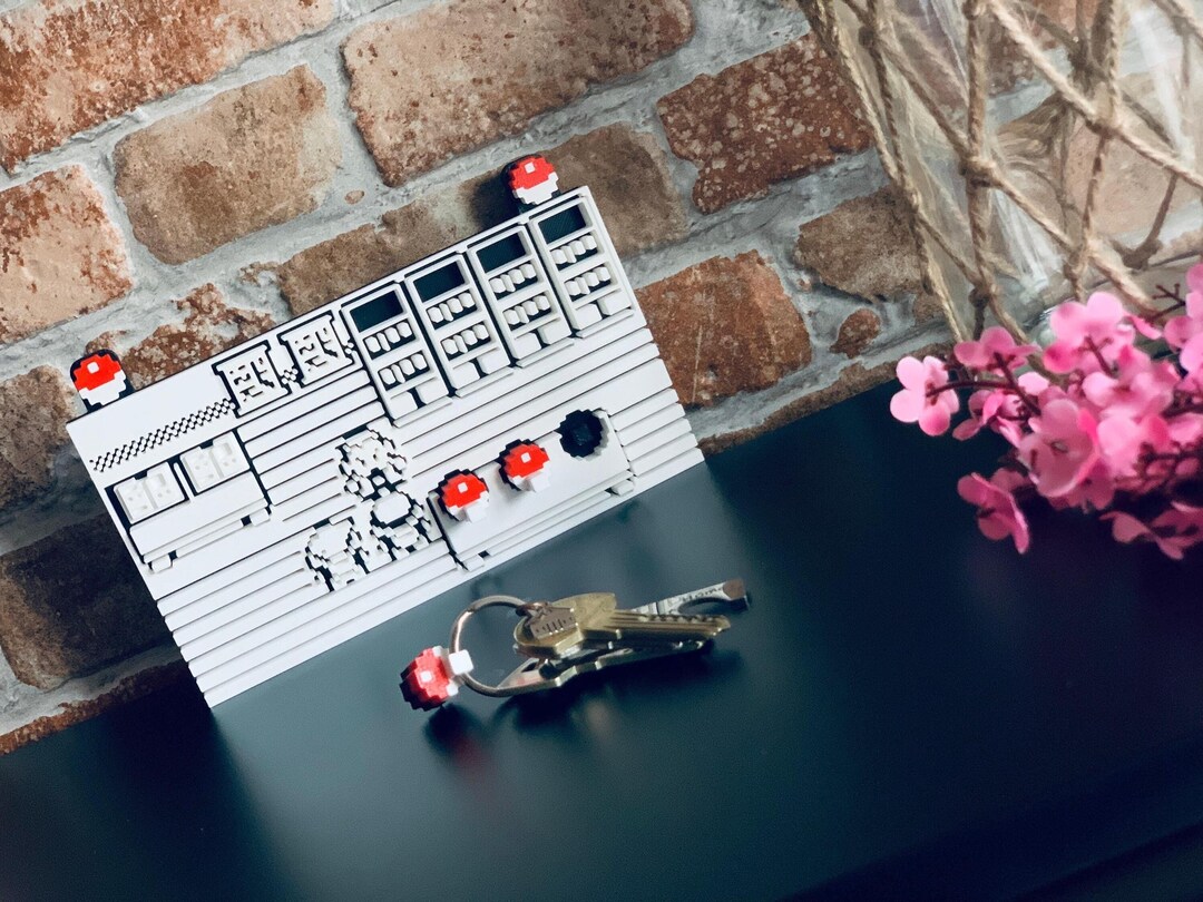 Pokemon Key Holder for Wall, Blue/red Edition - Etsy