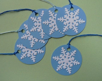 Snowflake Gift Tags | Etsy