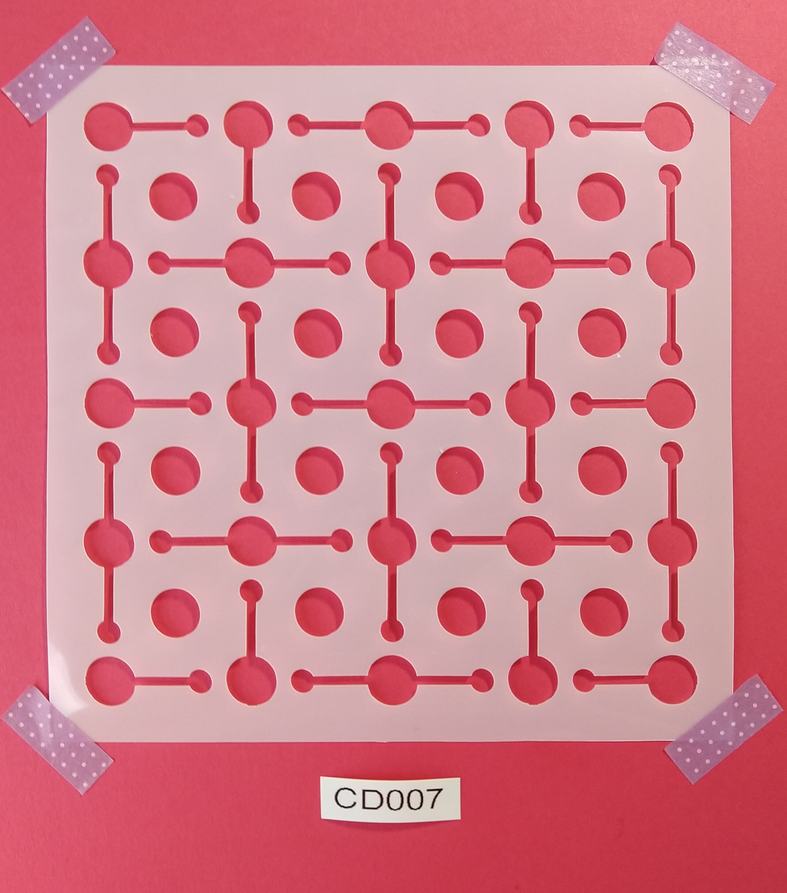 Connect the Dots Geometric Stencils for Crafting Painting - Etsy