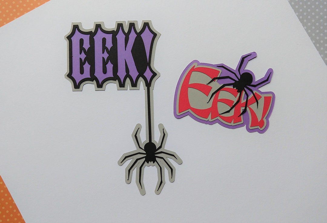 Eek Spider Layered Die Cut FCM File for Brother Scan N Cut - Etsy