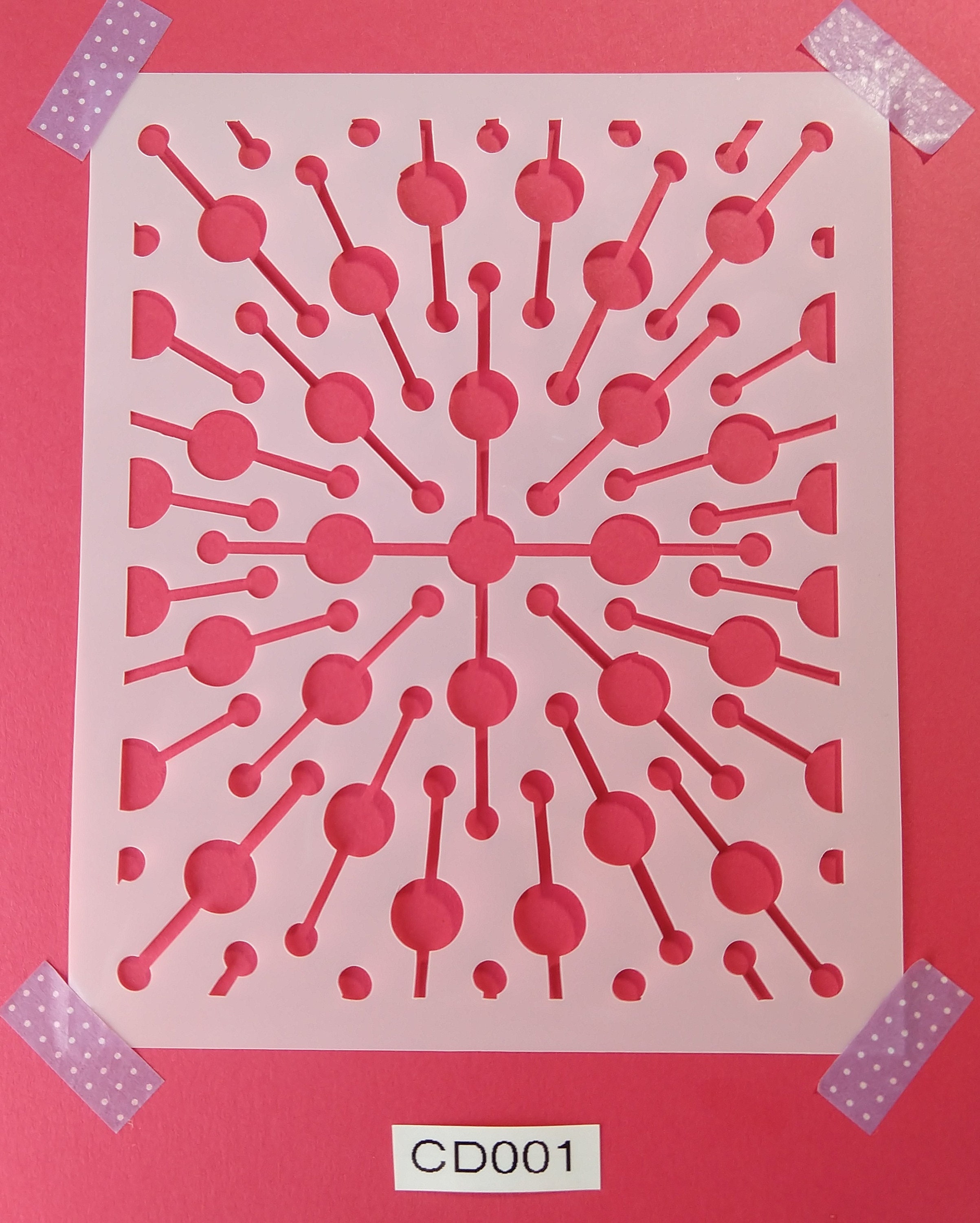 Connect the Dots Geometric Stencils for Crafting Painting - Etsy