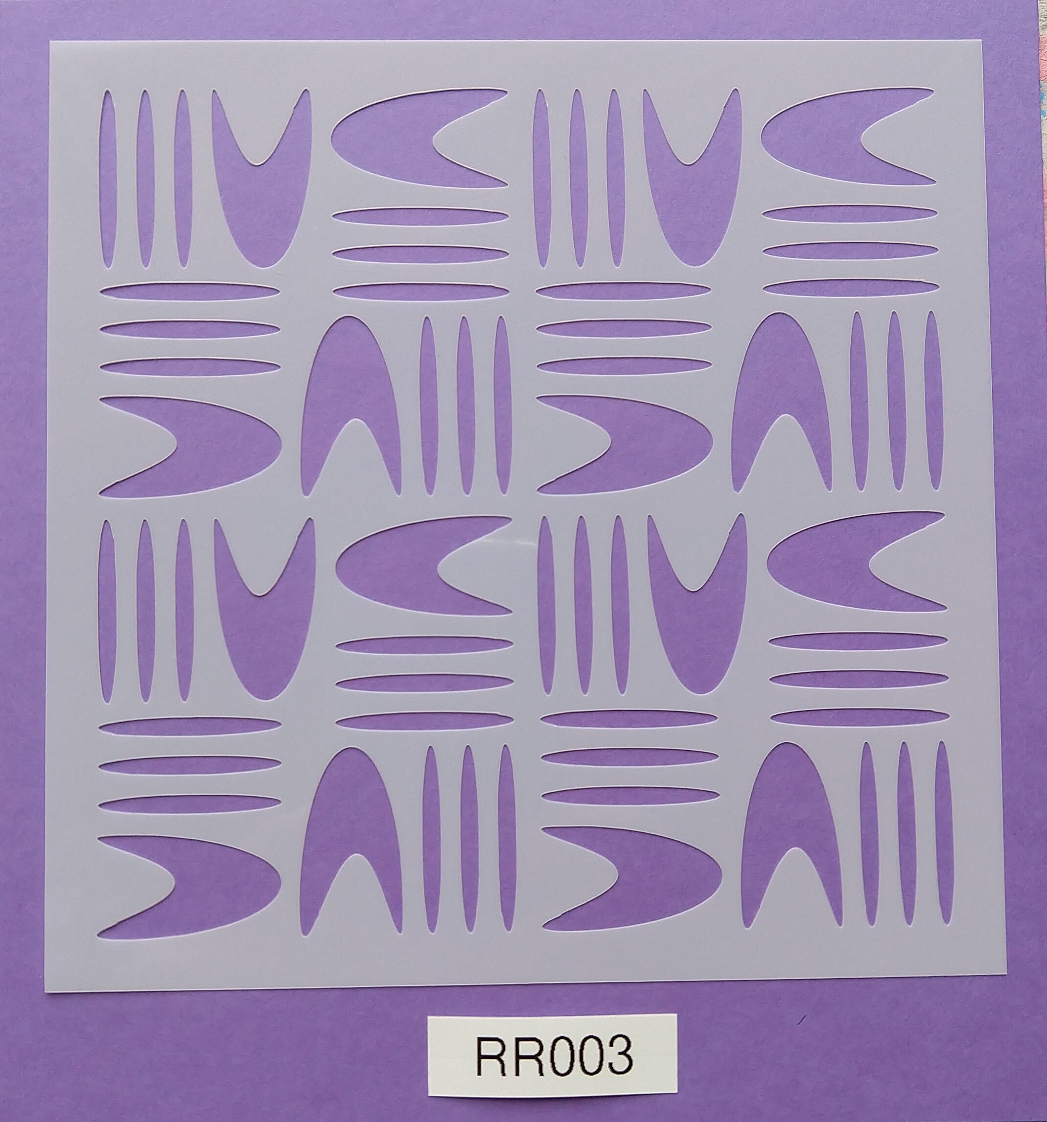 Retro Mid Century Modern Stencils for Crafting Painting - Etsy