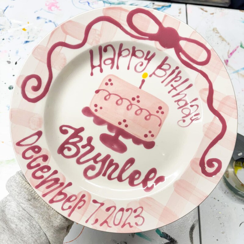 Birthday Plate - Etsy