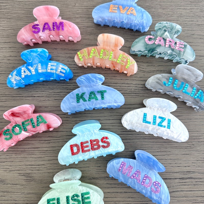 Custom Claw Clip - Etsy