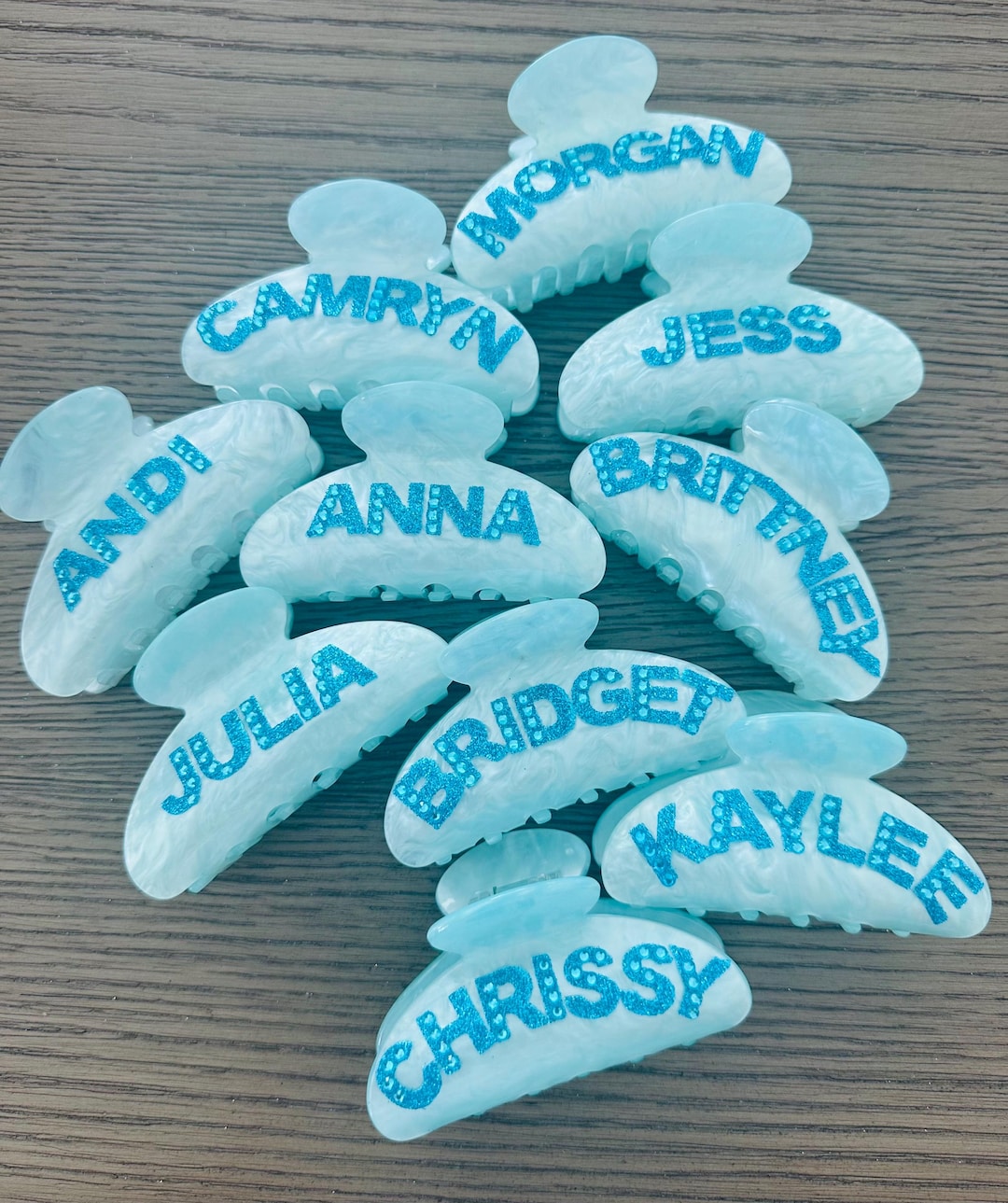 Custom Hair Clip - Personalized Hair Clip - Game Day Hair Accessory ...