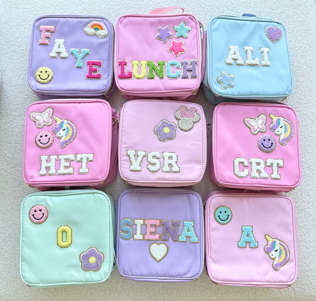 Personalized Lunch Box Bag Custom Lunch Bag, Nylon Lunch Bag With ...